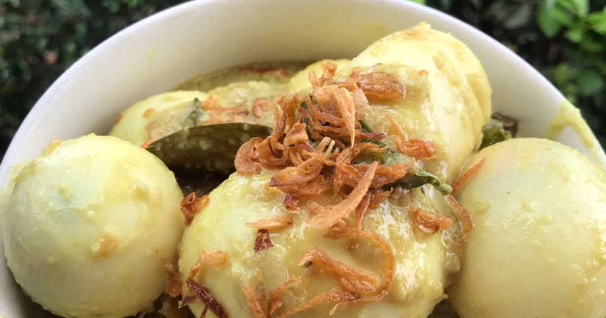 Resep Telur Bumbu Kuning oleh Dapur Ulik - Cookpad