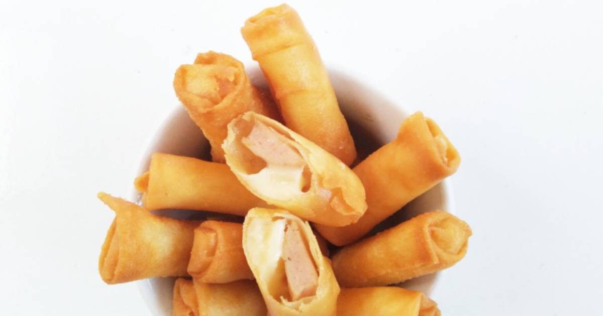 Resep Lumpia Sosis Mini oleh dinar indah palupi - Cookpad