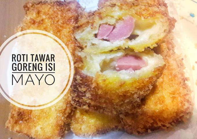 Resep Roti tawar goreng isi mayo oleh Wenny Putri - Cookpad