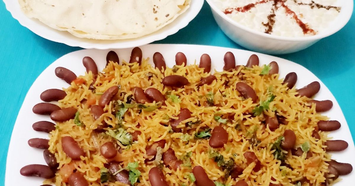 Rajma Biryani Recipe by Poonam Gupta - Cookpad