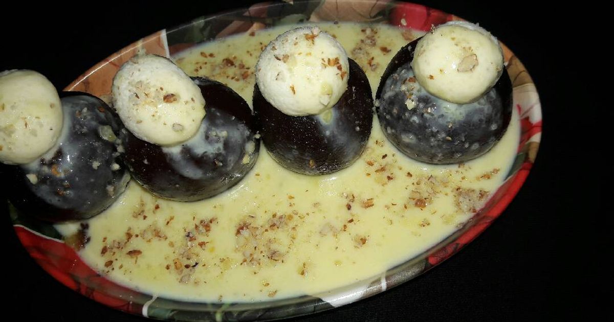 Kala Jamun Rasgulla Fusion Recipe by Brishti Ghosh - Cookpad