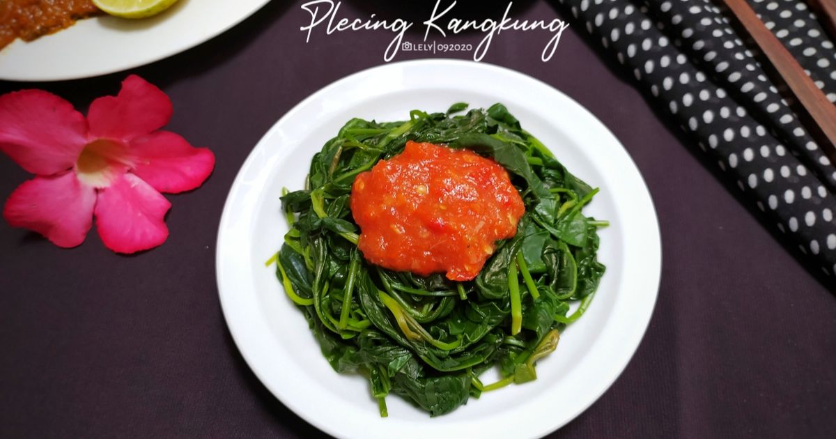 Resep Plecing Kangkung oleh Lely Puspitasari Bunda Arkanaya - Cookpad