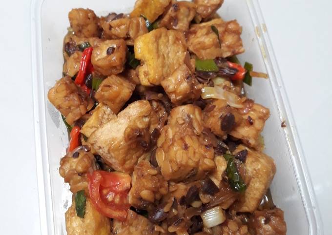 Resep Tahu Tempe Tumis Tauco oleh Latifah - Cookpad