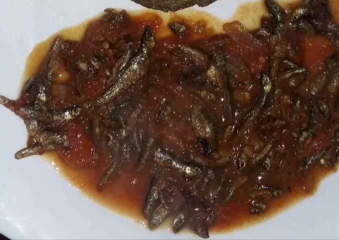 Stewed Omena Recipe by Mrs Otieno - Cookpad