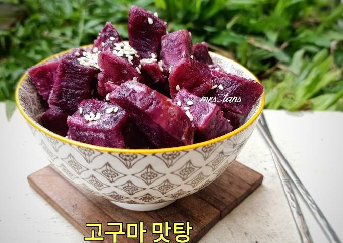 Resep Korean Candied Sweet Potatoes (고구마 맛탕 / Goguma Mattang) oleh Mrs ...