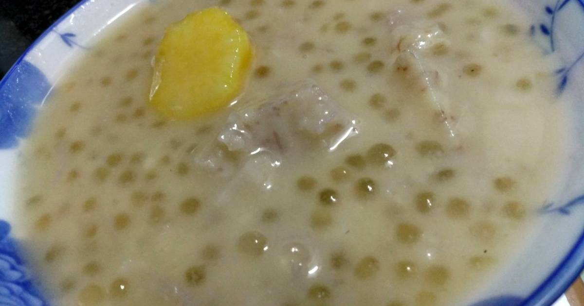 Resep Bubur talas dan sagu ala pelangi oleh Pelangi Hati - Cookpad