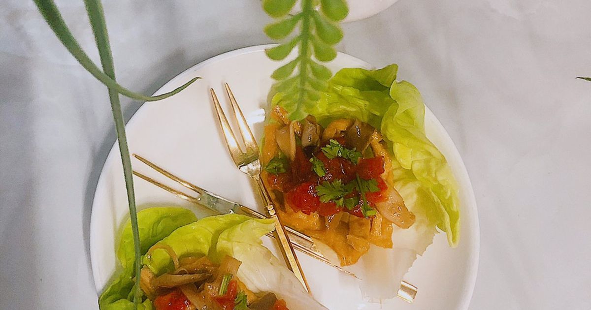 Cách Làm Món Tacos Xà Lách Nấm đậu (Chay) của NPNQ - Cookpad