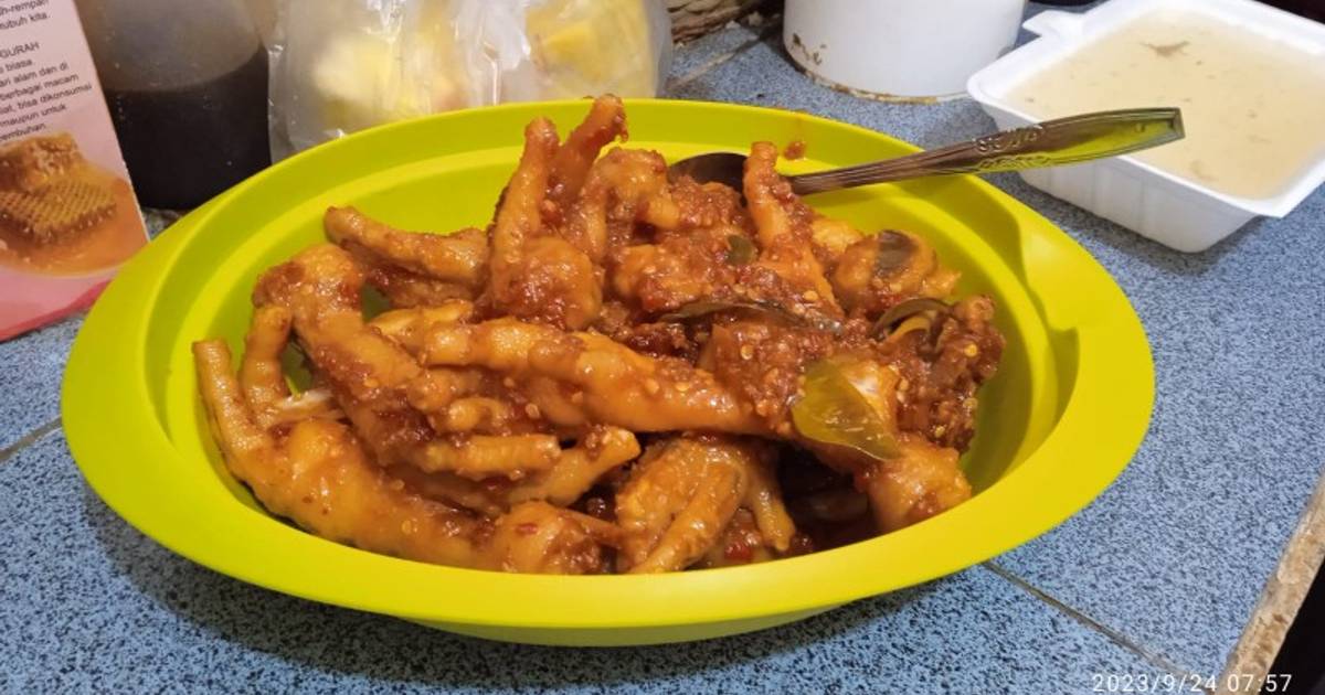Resep Ceker mercon oleh Arsya Dian Naluri - Cookpad