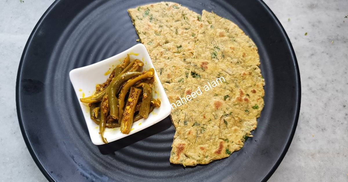 Barley Flour Paratha With Ginger Powder Recipe by Naheed Alam - Cookpad