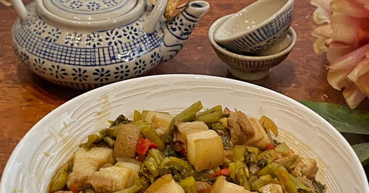 Resep Tumis Sayur Asin x Samcan ala Tiger Kitchen oleh Lucy Gani (Tiger ...