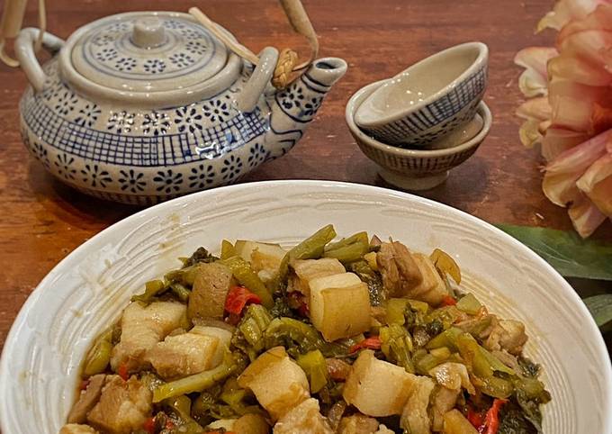 Resep Tumis Sayur Asin x Samcan ala Tiger Kitchen oleh Lucy Gani (Tiger ...