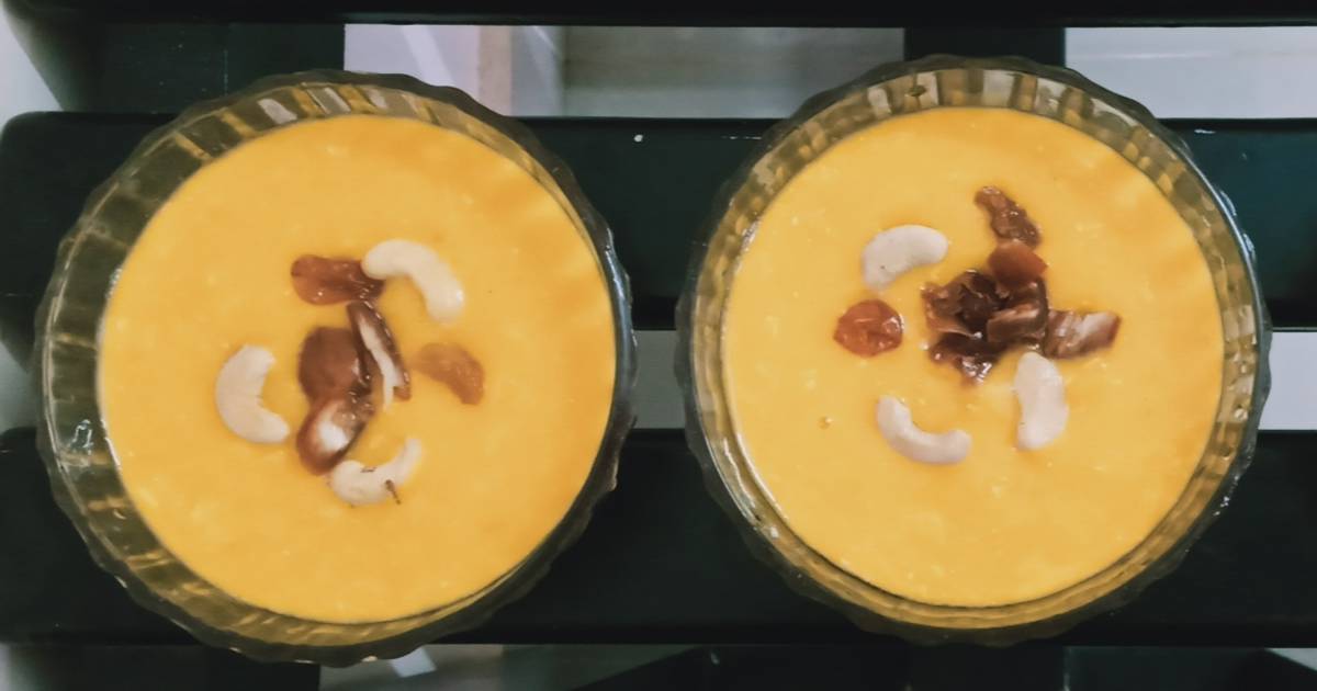 Mango mahalabia Recipe by Sherifa Kaleel - Cookpad