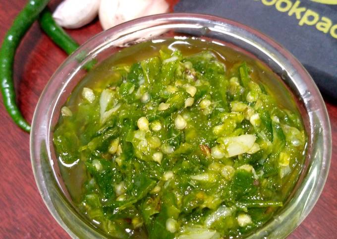 Resep Sambal Cabai Ijo Oleh Atikah Hafni Cookpad