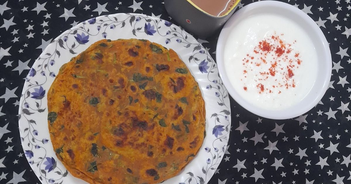Aloo Methi Paratha Recipe By Harsha Solanki
