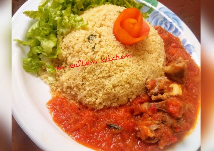 Cous cous And stew Recipe by @Rahma Barde - Cookpad