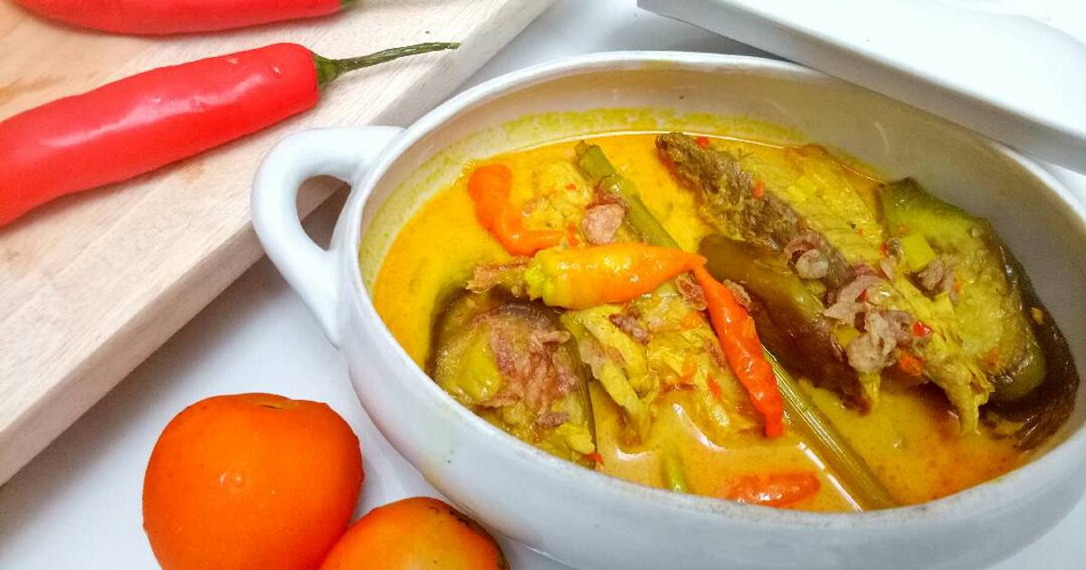 Resep Kuah santan plus tongkol terong oleh Ratih Permatasari - Cookpad