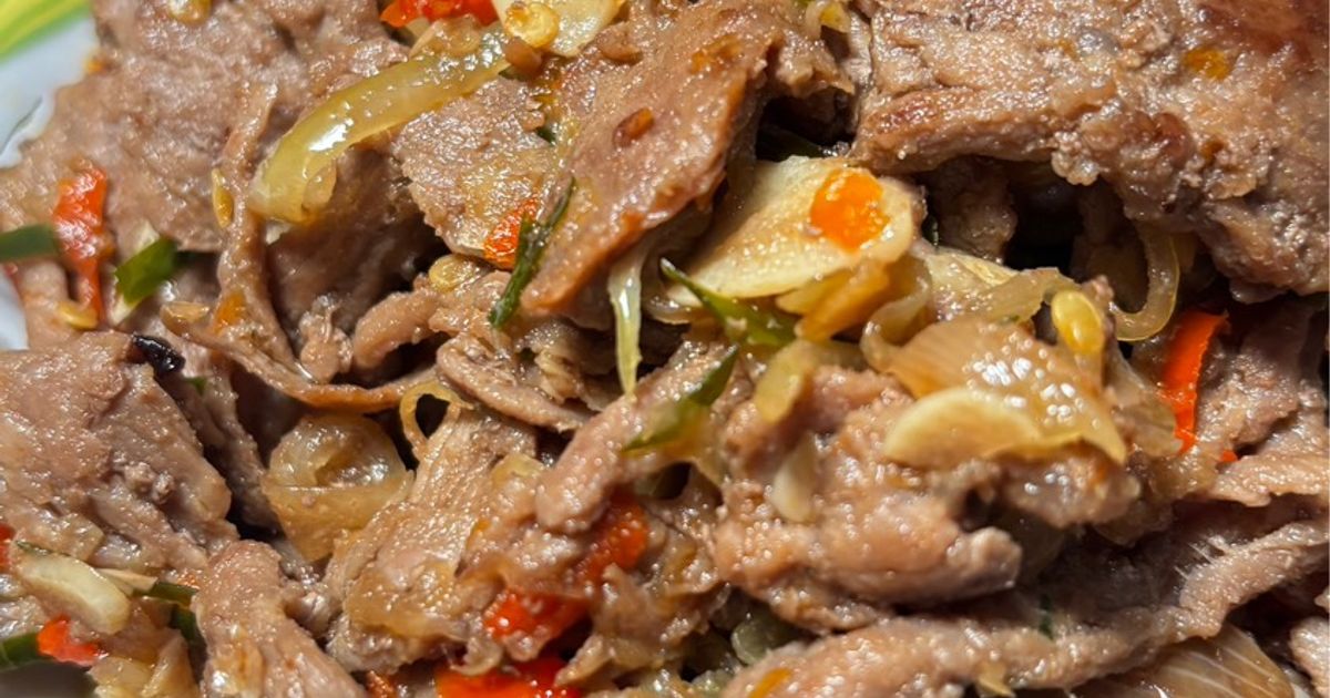 Resep Tumis Daging Jeruk Nipis oleh Via Azri - Cookpad