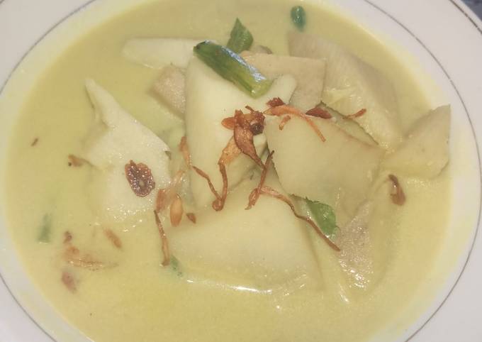 Resep Sayur santan umbut kelapa (pucuk pohon kelapa) oleh Dewi ...