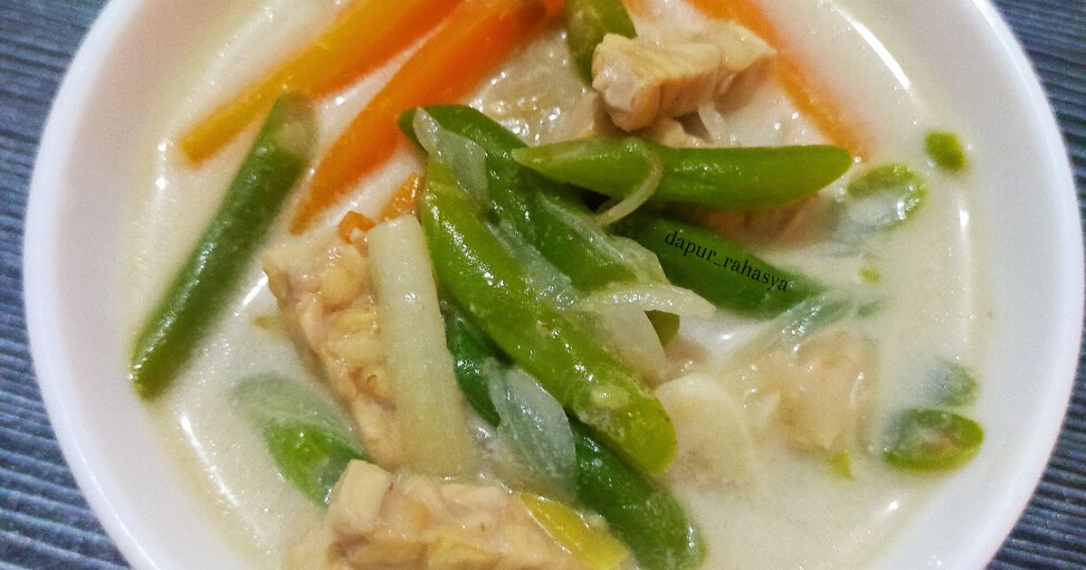 Resep tempe santan wortel rumahan enak dan mudah - Cookpad