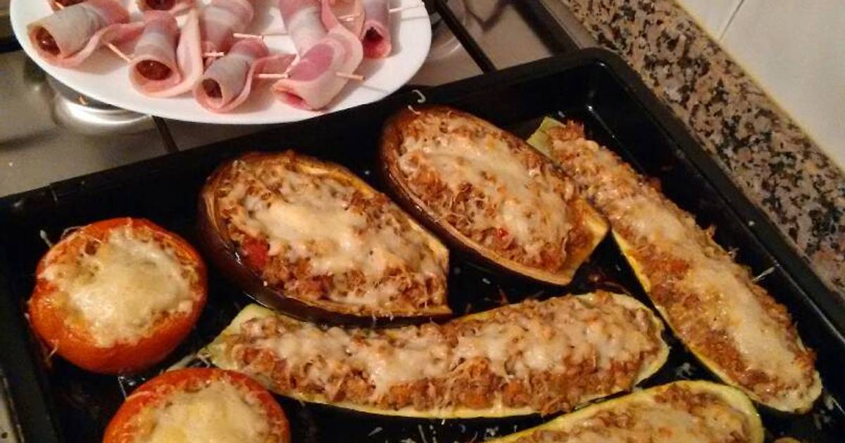 Verduras de la huerta rellenas Receta de Rosario Casado Valenzuela- Cookpad