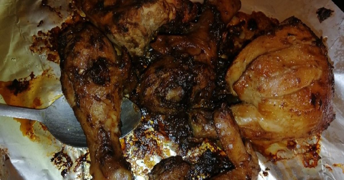 Spicy Oven Roast Chicken Recipe by Azenga - Cookpad
