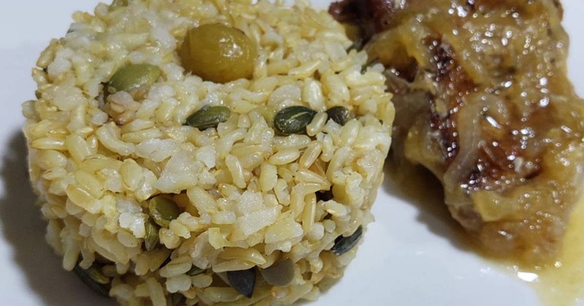 Arroz Integral con Pasas y semillas Receta de Jennifer T- Cookpad
