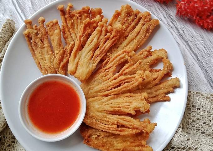 Resep Jamur Enoki Krispi oleh DyahWuLan Bae - Cookpad