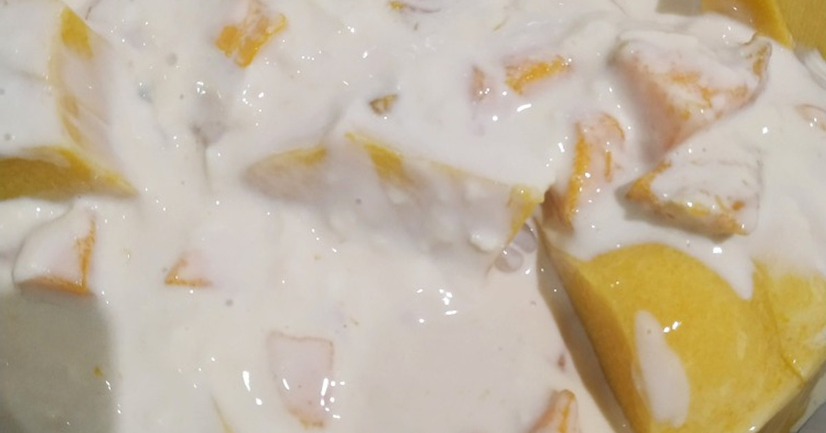 Resep Pudding Mangga Vla Siram oleh Olive Lynda - Cookpad