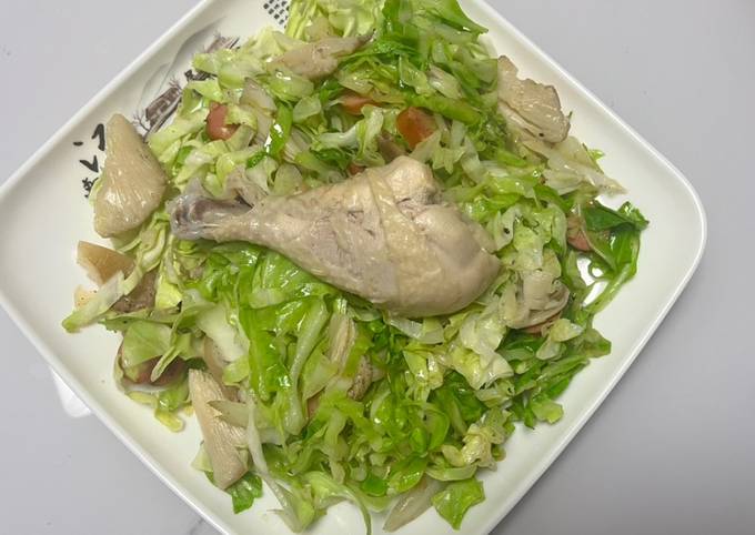 Repollo con Pollo Receta de YUNISLEIDIS 🌹 - Cookpad