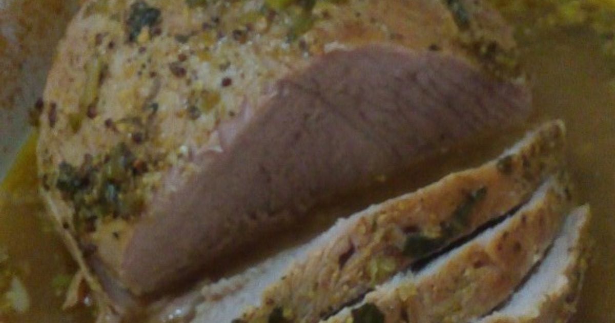 Pernil De Cerdo Sin Hueso A La Mostaza🐷 Receta de Vilma Salgado- Cookpad