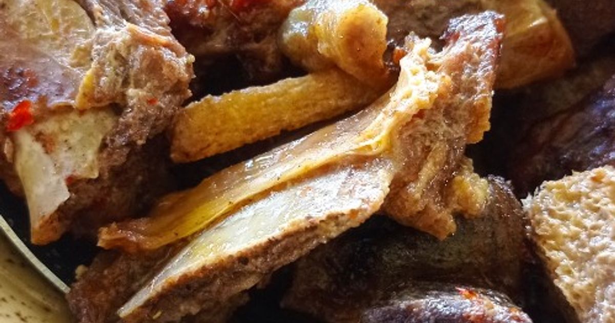Resep Iga Panggang Bumbu Gule + Saus Lada Hitam oleh maria dian ...