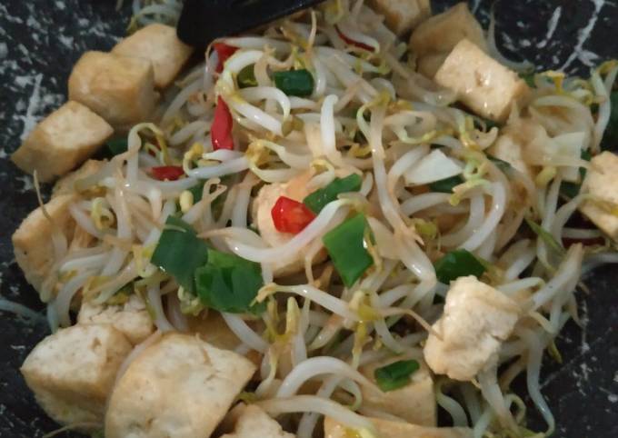 Resep Tumis toge dan tahu oleh Risna - Cookpad
