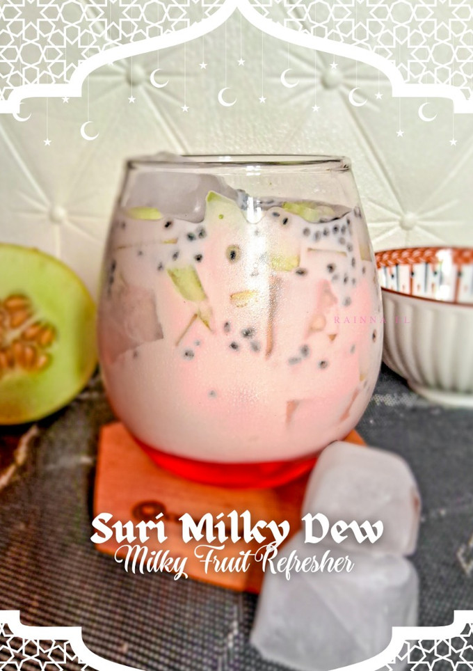 Resep Suri Milky Dew: Timun Suri, Nata De Coco, Selasih, Susu & Sirup ...
