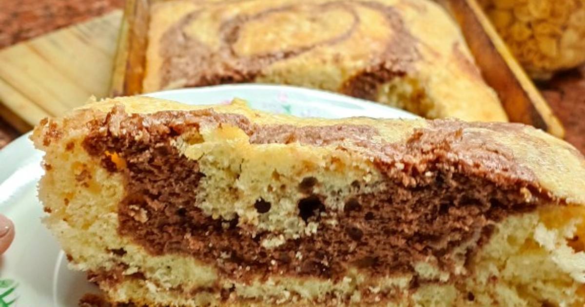 Torta marmolada muy rica y fácil Receta de Belll- Cookpad