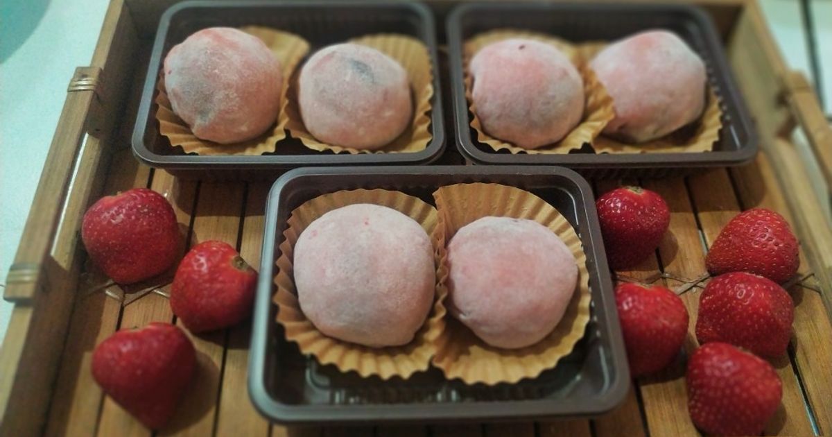 Resep moci isi buah rumahan enak dan mudah - Cookpad