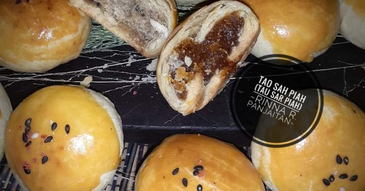 Resep Tao Sah Piah (Tau Sar Piah/Bakpia Kacang Hijau) oleh Rinna ...
