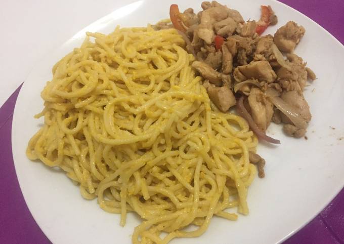 Pasta a la Huancaína Receta de Key Vargas- Cookpad