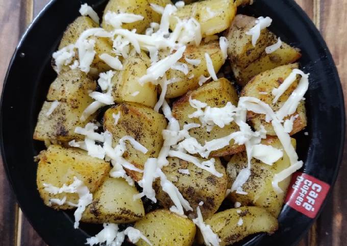 Potato pepper cheese Recipe by Lovely Adhikari - Cookpad