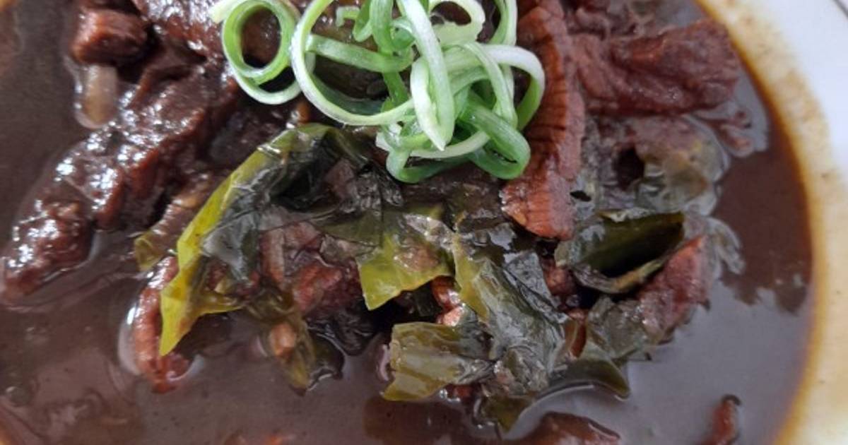 Resep Rawon Daun Melinjo oleh Soren Aaron - Cookpad