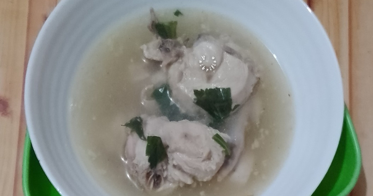Resep Sop Ayam Pak Min Rumahan oleh Ani Brilian - Cookpad