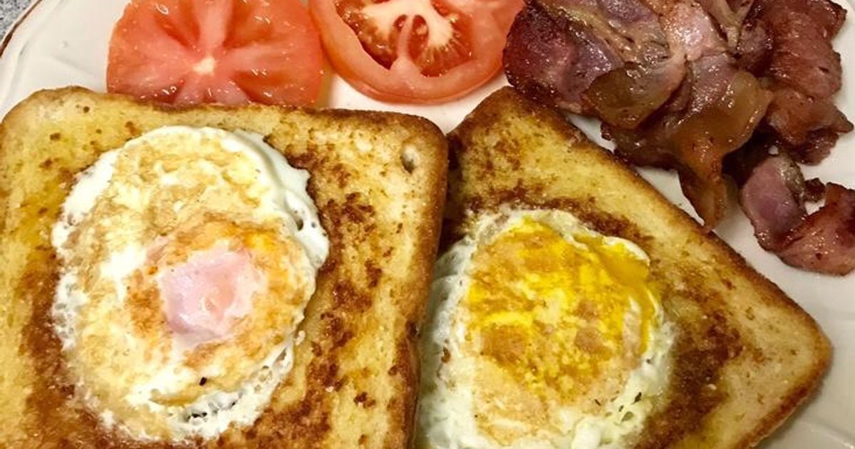 Egg In Toasted Bread Recipe by Nthabiseng Mogola (Thaso Mog) - Cookpad