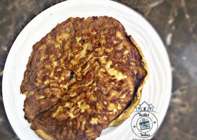 Egg and Irish omelette Recipe by Tastes By Tatas. - Cookpad