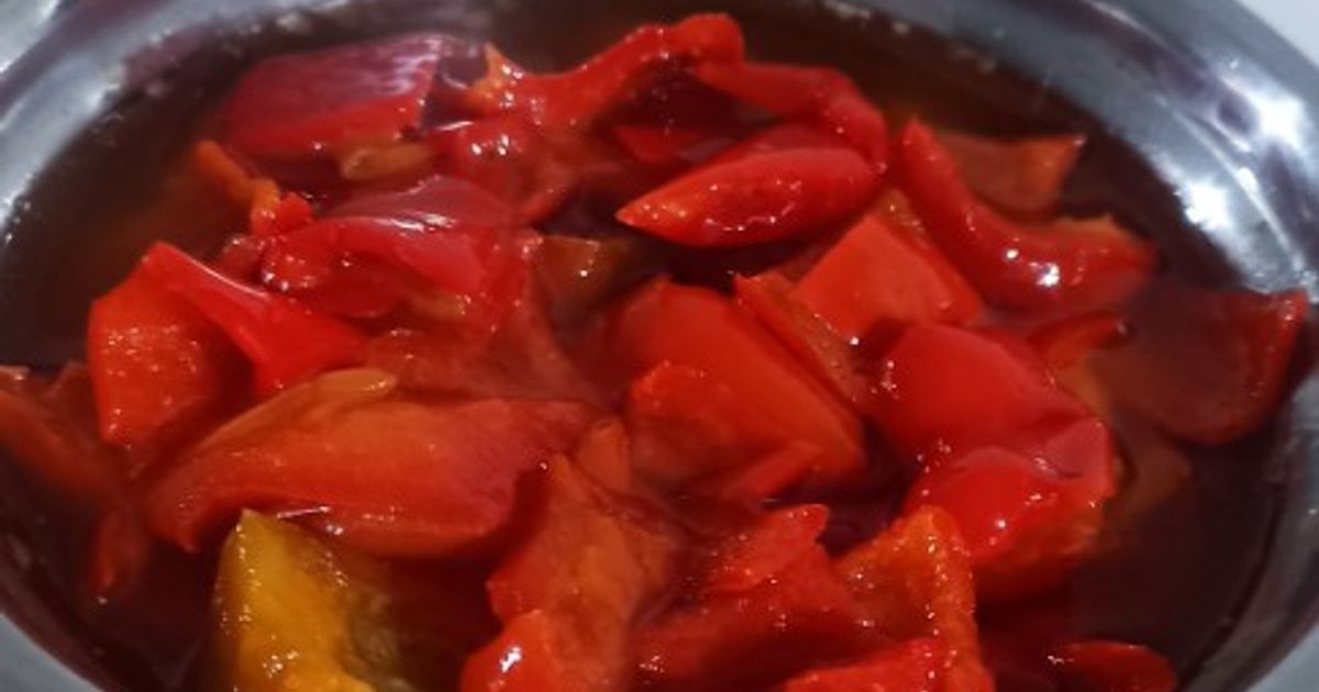 Morrones Confitados En Microondas Receta de Eugenia- Cookpad