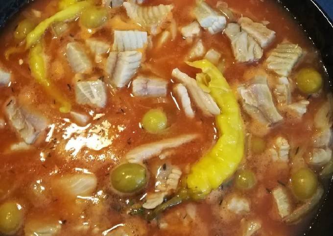 Mantarraya con tomate. ॐ Receta de María Carmen - Cookpad