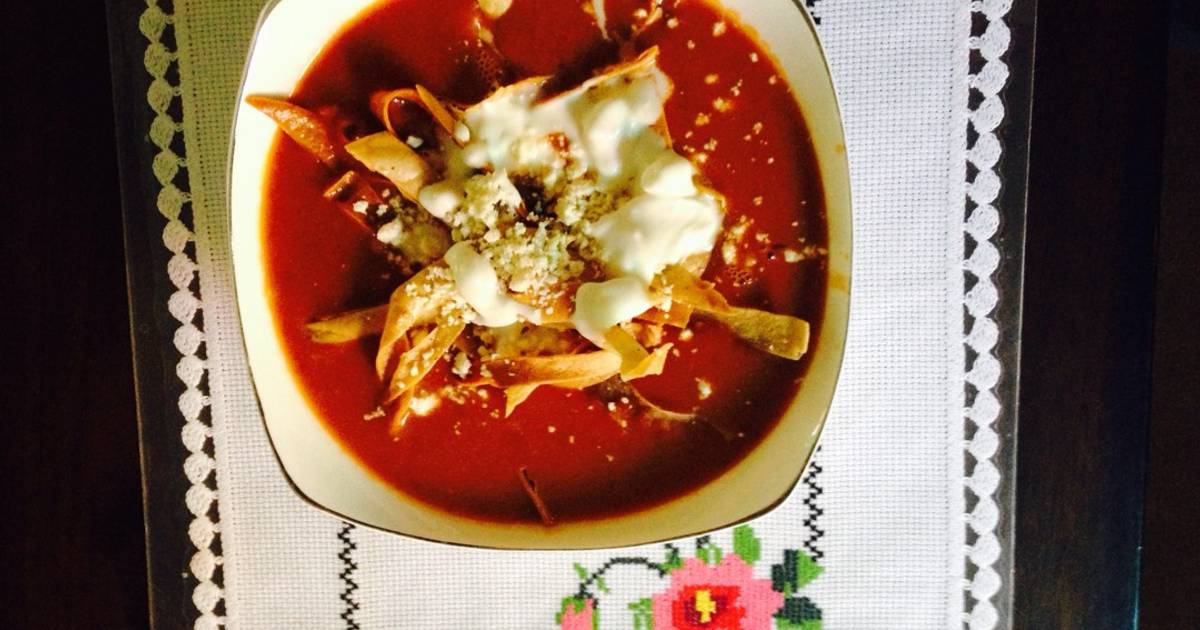 Sopa tarasca Receta de Annastasis- Cookpad