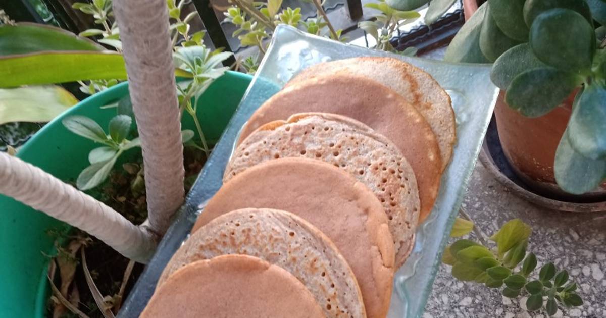 Pancakes de harina integral - 322 recetas caseras- Cookpad