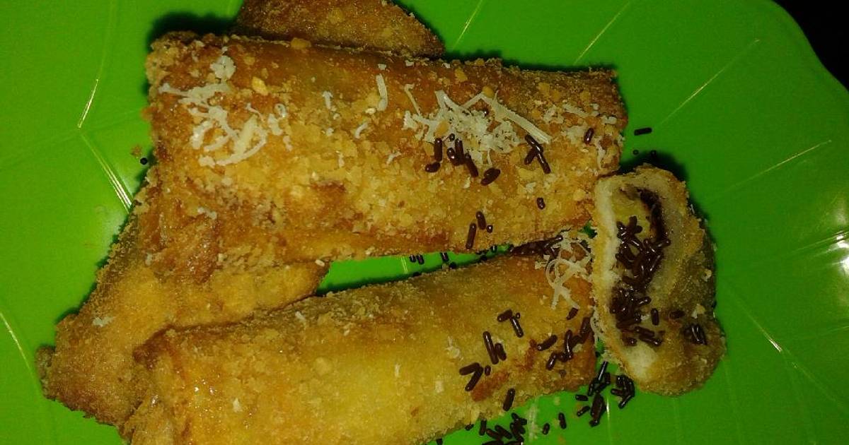 Resep Pisang coklat keju oleh Kreasi Mommy_Bi - Cookpad
