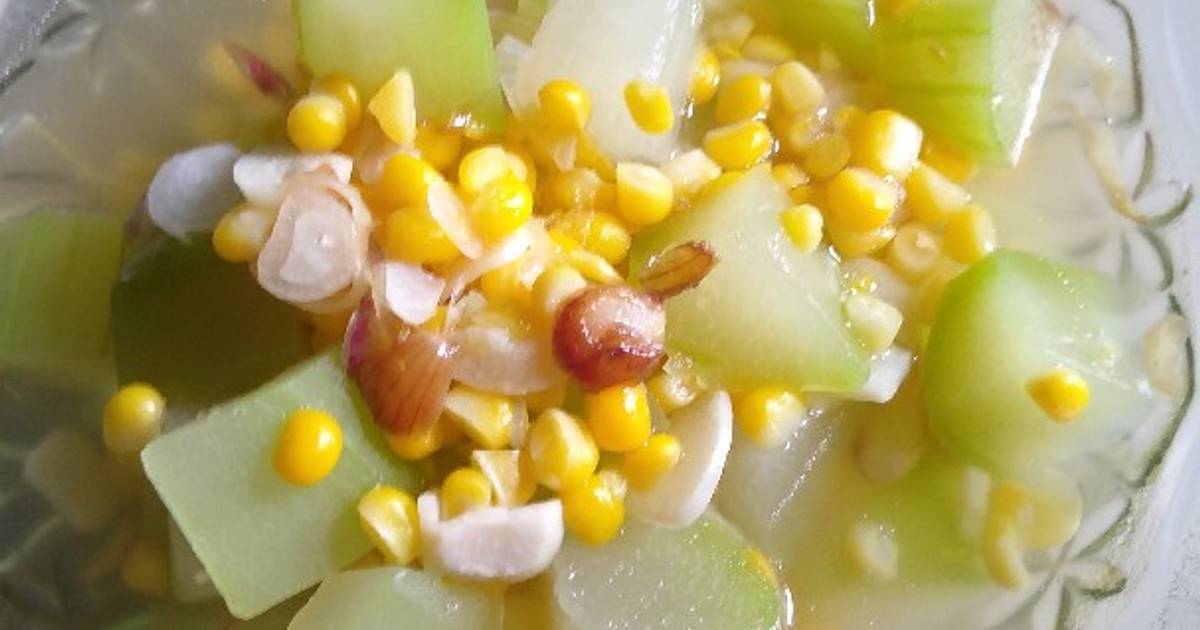 Resep Sayur Labu Air dan Jagung oleh Hana - Cookpad
