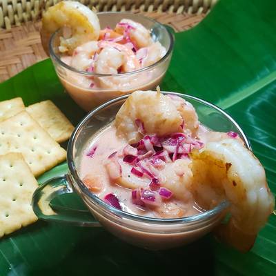 Coctel De Camarones Colombiano