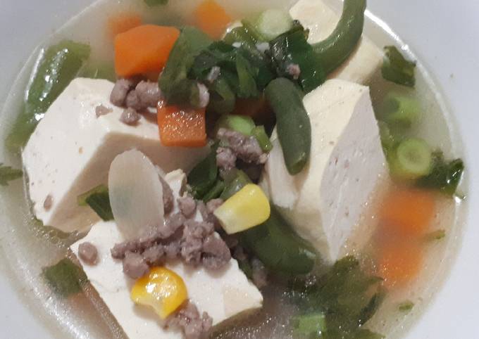Resep Sup Tahu Daging Giling oleh ichan mulyono - Cookpad
